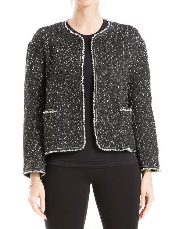 Buy Max Studio Tweed Short Jacket - Nocolor At 63% Off | Editorialist
