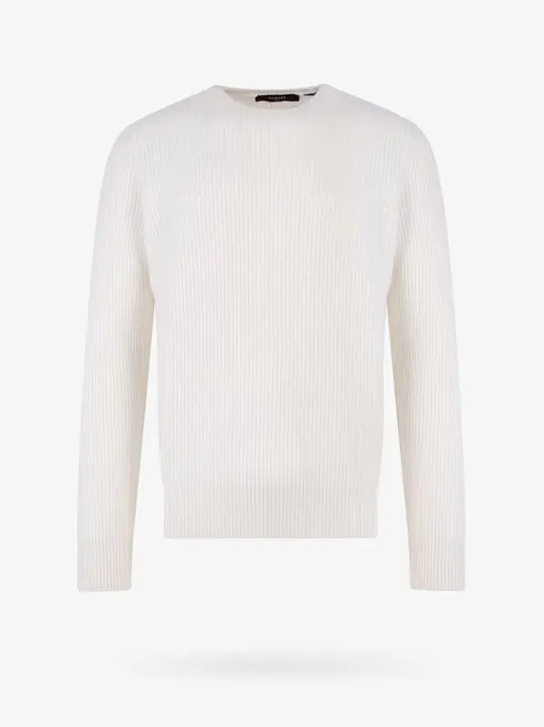 NUGNES 1920 Ribbed Cashmere Sweater - White