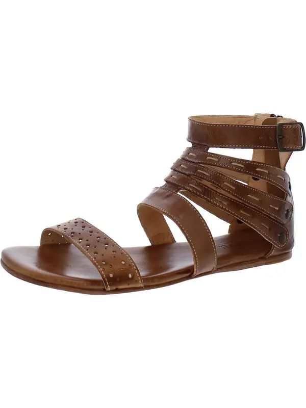 Buy Bed Stu Artemis Leather Distressed Gladiator Sandals Multi At 26