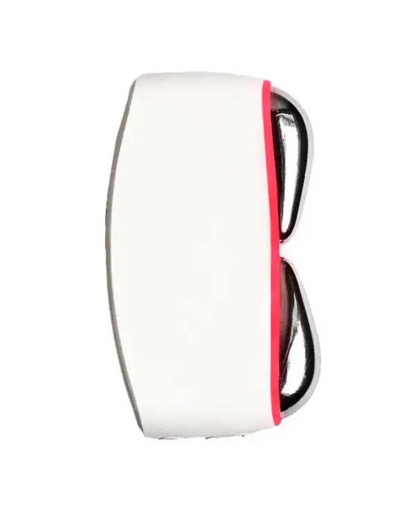 SOLARIS LABORATORIES NY Microcurrent And Red Led Light Gua Sha Massager For Face And Neck - White