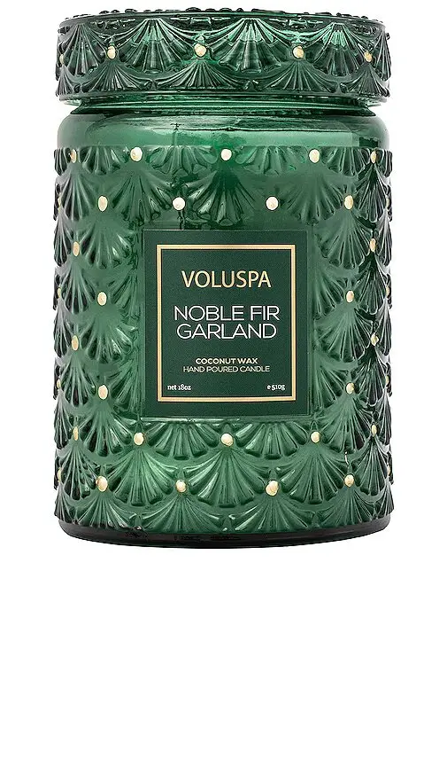 Voluspa Garland Large Jar Candle In Green