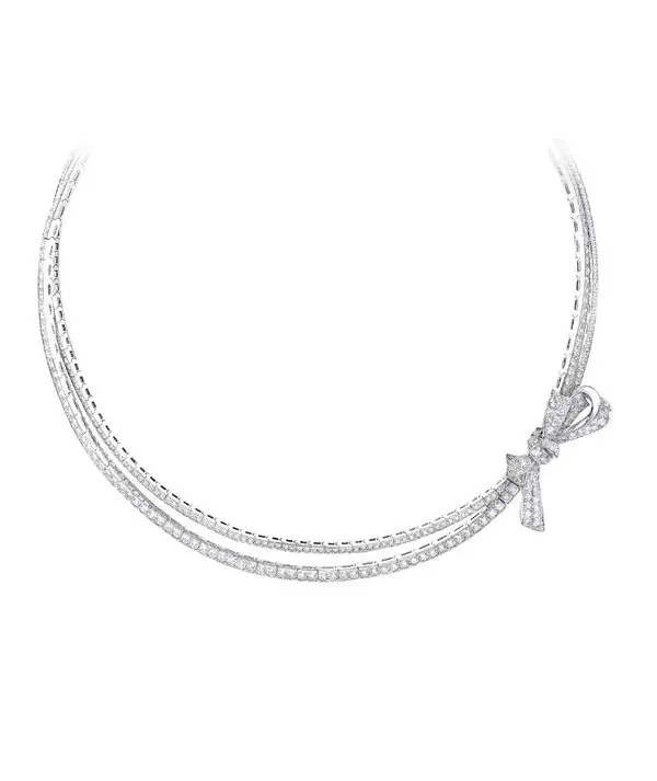 Graff Tilda’s Bow Diamond Necklace