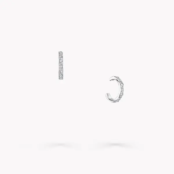 Graff Laurence Signature Pavé Diamond Hoop Earrings
