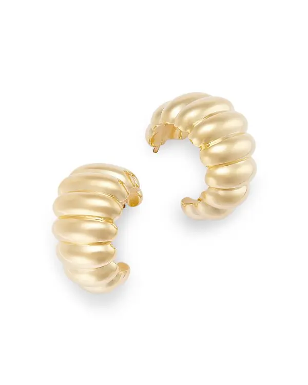 Bloomingdale'S 14k Yellow Huggie Hoop Earrings