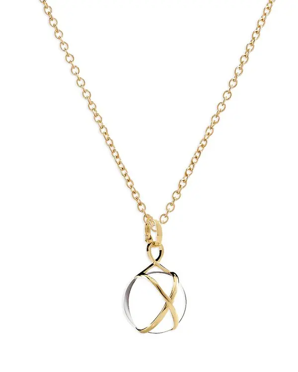 L. KLEIN 18k Yellow Prisma Quartz Pendant Necklace - Gold