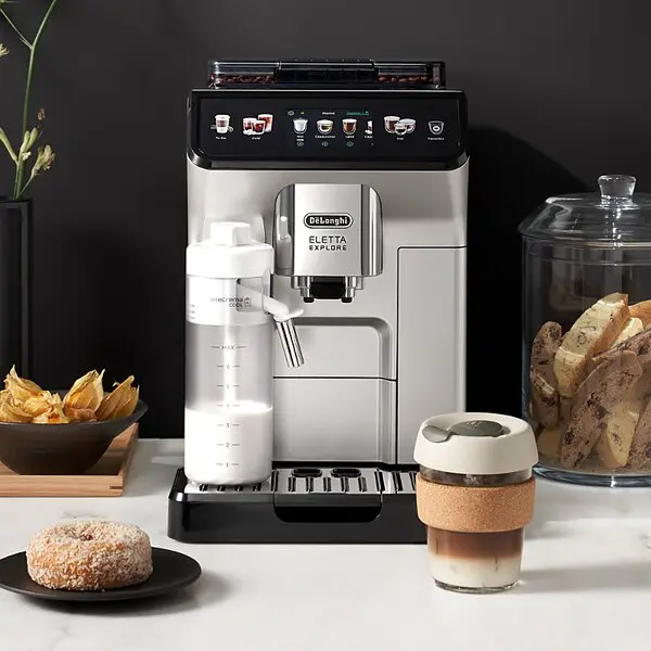 DE'LONGHI Eletta Explore Cold Brew Espresso Machine - Silver