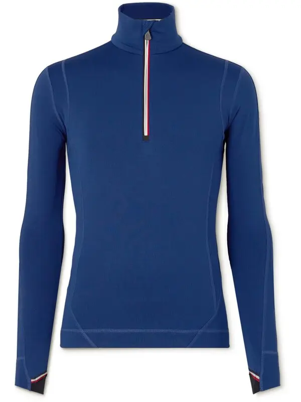 Moncler Slim-fit Polartec® Power Grid™ Half-zip Base Layer