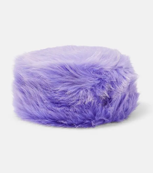 Ruslan Baginskiy Faux Fur Hat - Purple
