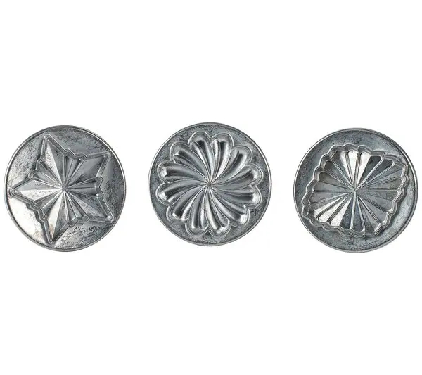 NORDICWARE Pretty Pleated Cookie Stamps - One-color