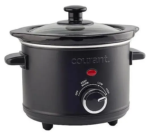 COURANT 1.6-qt Slow Cooker With Removable Ceram C Pot
