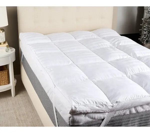 NORTHERN NIGHTS Classic Dobby Stripe 3' Featherbed Kg