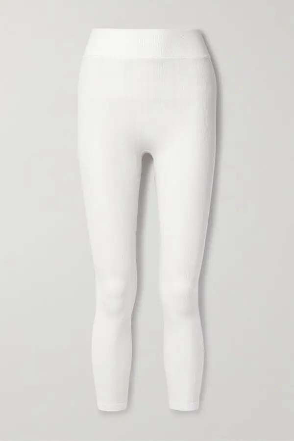 Cordova Sol Ribbed Stretch-jersey Leggings - Cream