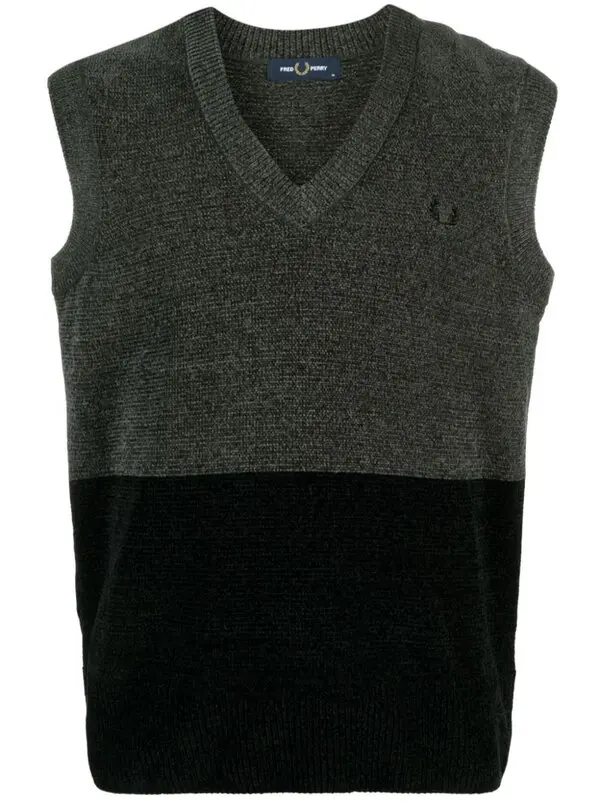 Fred Perry Colourblock Chenille Tank