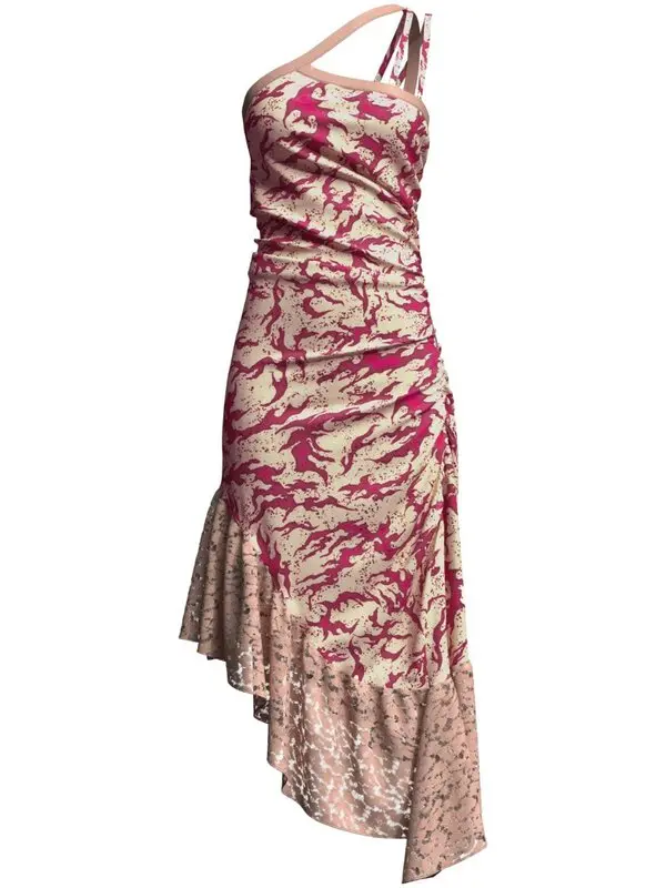 MARGHERITA MACCAPANI Albi Asymmetric Midi Dress