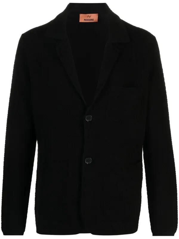 Missoni Zig-zag Weave Jacket - Black