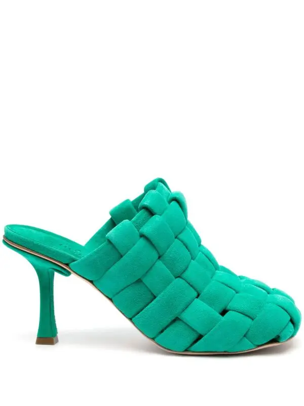 A.W.A.K.E. Mode Wilma 95mm Suede Mules