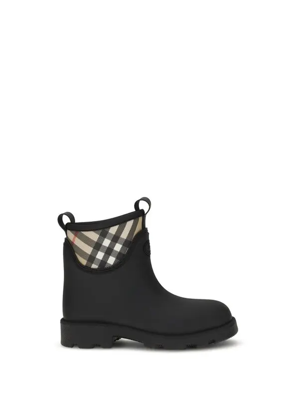 Burberry Rubber Marsh Stamp Ankle Boots