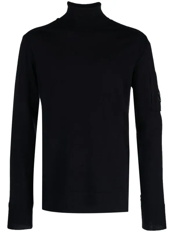 C.P. COMPANY Lens-detail Roll-neck Jumper
