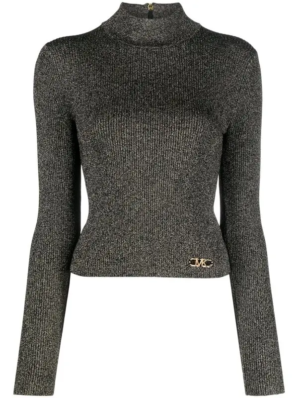 Michael Kors Logo-plaque Lurex Jumper