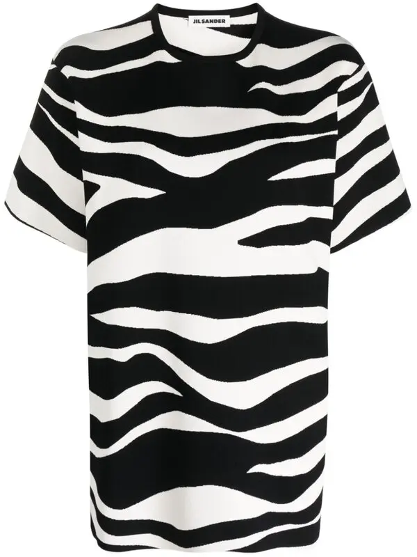 JIL SANDER Zebra-print T-shirt