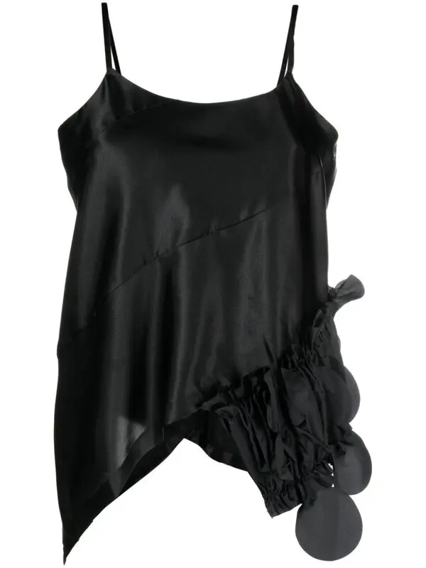 Comme Des Garçons Satin Asymmetric Top
