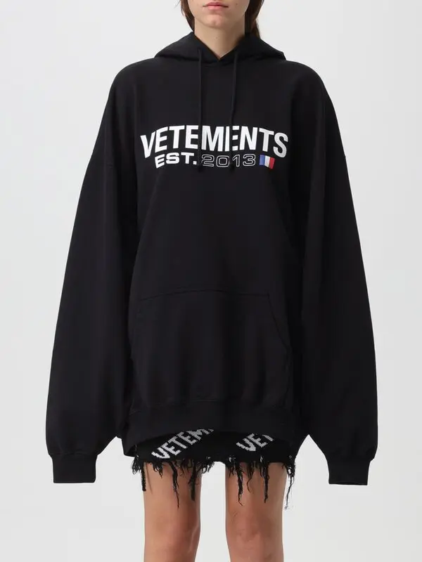 Vetements Sweatshirt - Black