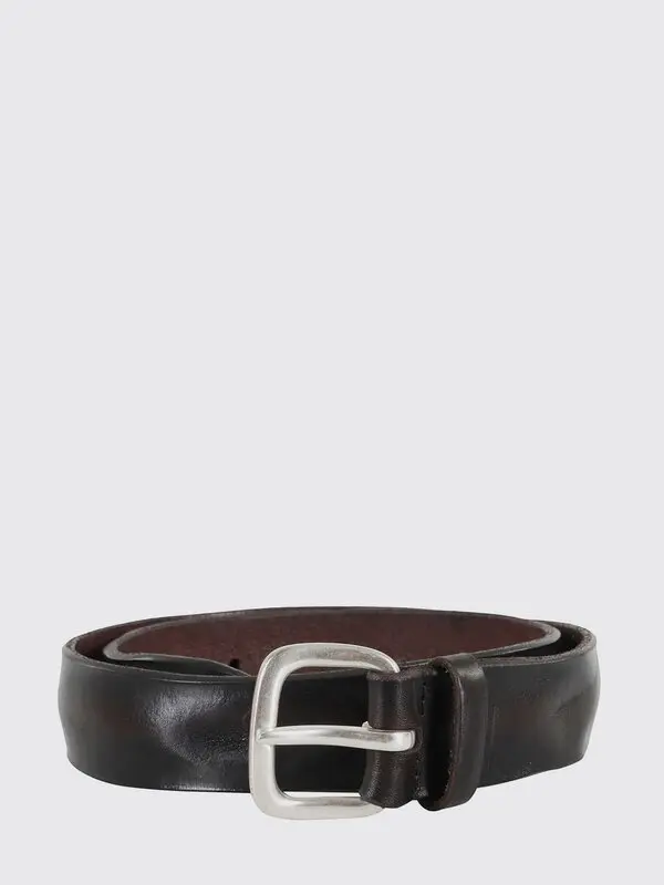 ORTIGNI Leather Belt - Dark