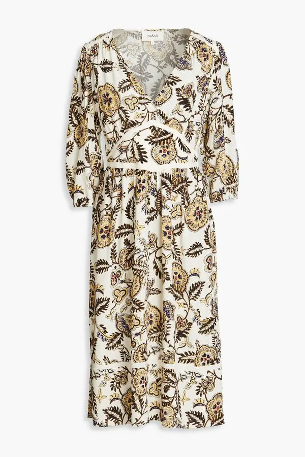 Ba&sh Vienne Printed Midi Dress - Multicolor