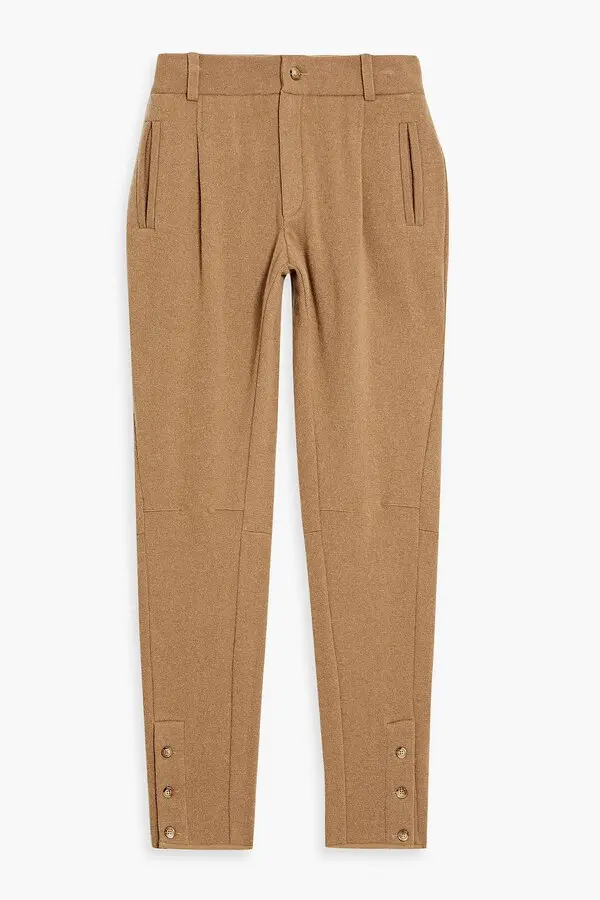 Dolce & Gabbana Tapered Wool-blend Trousers