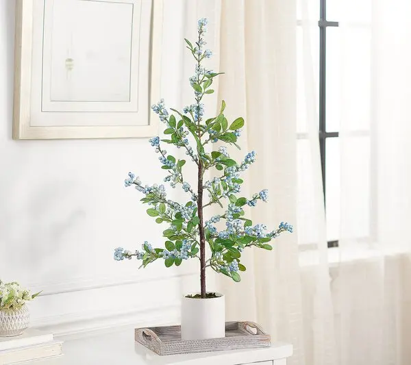 VALERIE PARR HILL As Is 35" Berry Potted Tree Valerie - One-color ...