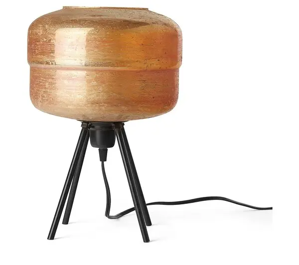 RIVER OF GOODS 15' Glass And Metal Table Lamp