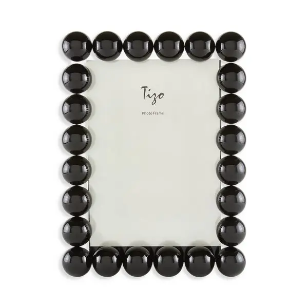 TIZO Black Crystal Balls Glass Frame, 4 X 6