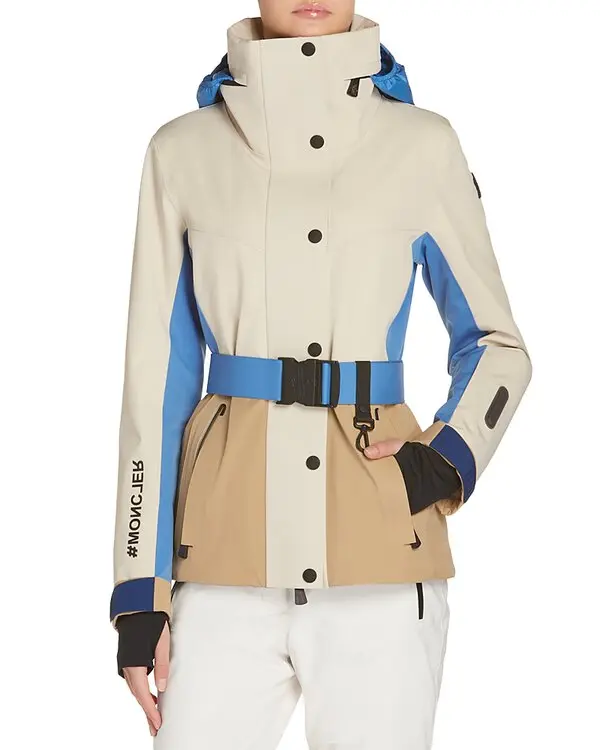 Moncler Hainet Color Block Jacket - Beige