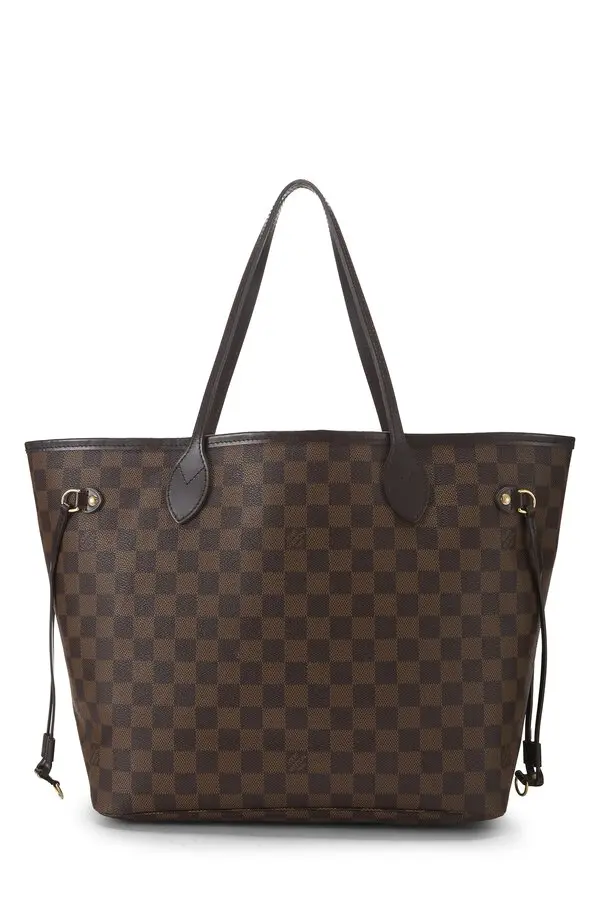 LOUIS VUITTON Damier Ebene Neverfull Mm Nm - Brown