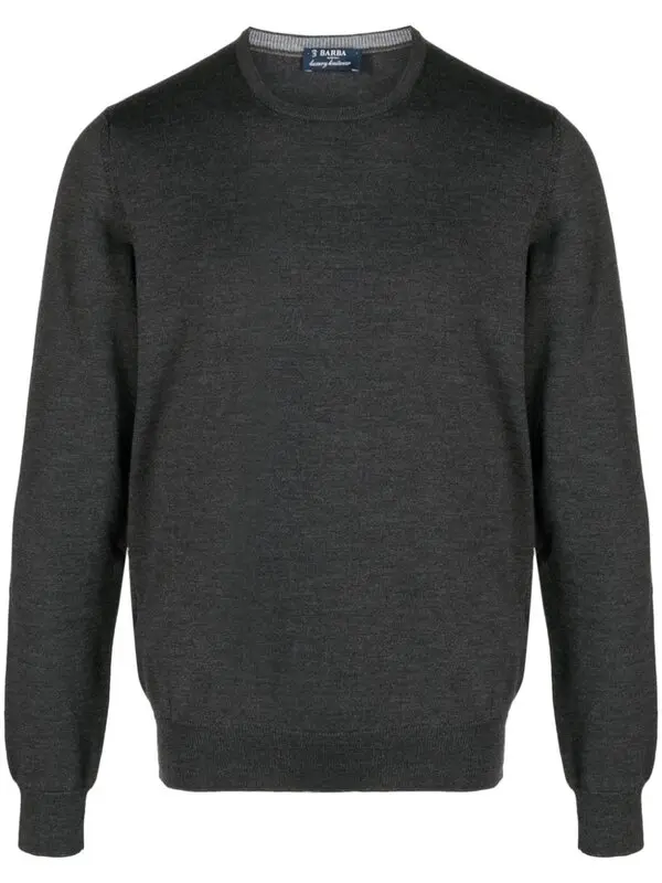 BARBA NAPOLI Fine-knit Jumper - Grey