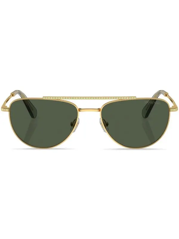 SWAROVSKI Pavé Crystal-embellished Sunglasses