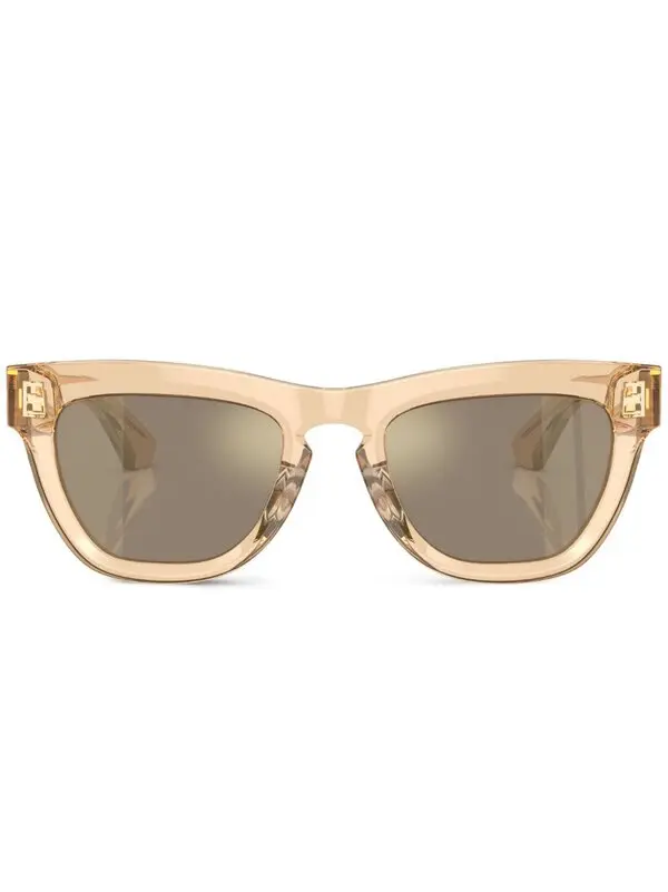 Burberry Logo-engraved Square-frame Sunglasses