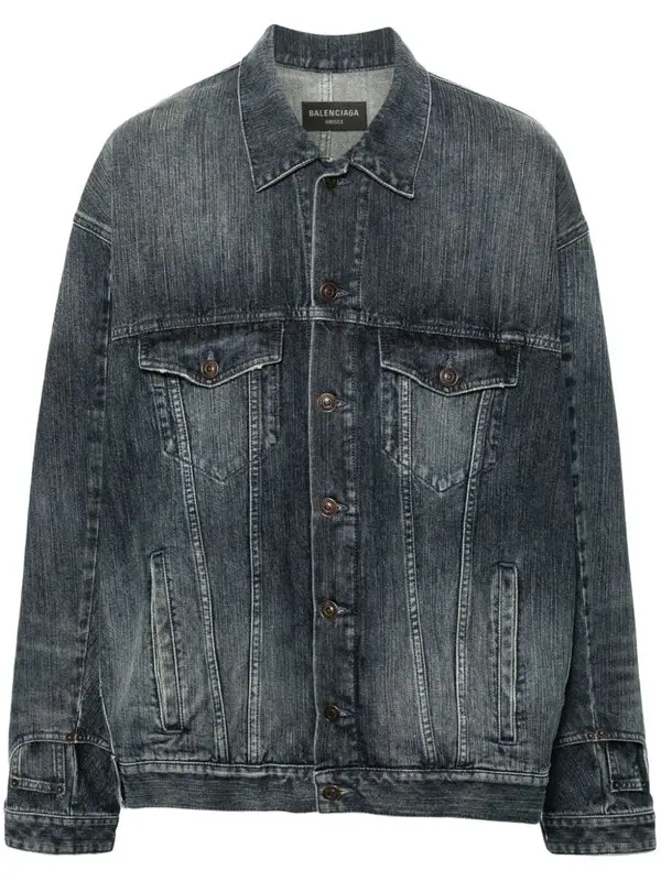 Balenciaga Deconstructed Denim Jacket