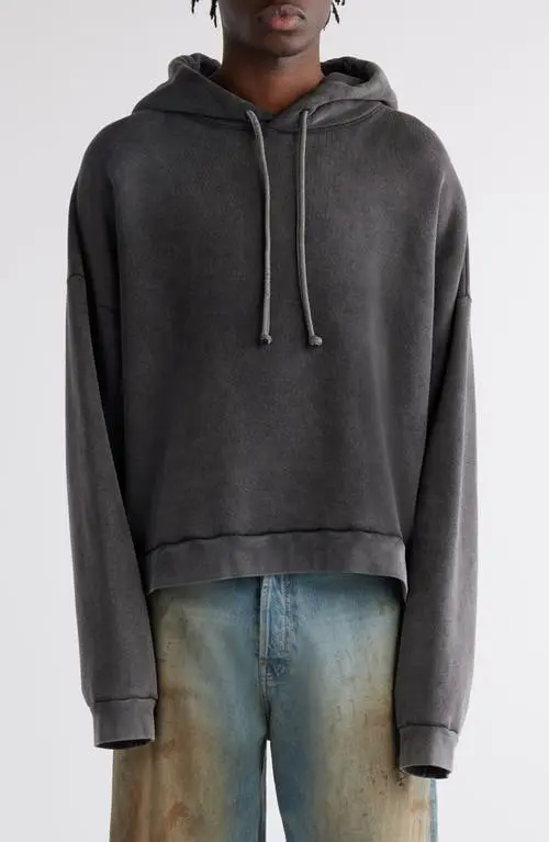 Acne Studios Relaxed Fit Hoodie - Faded Black