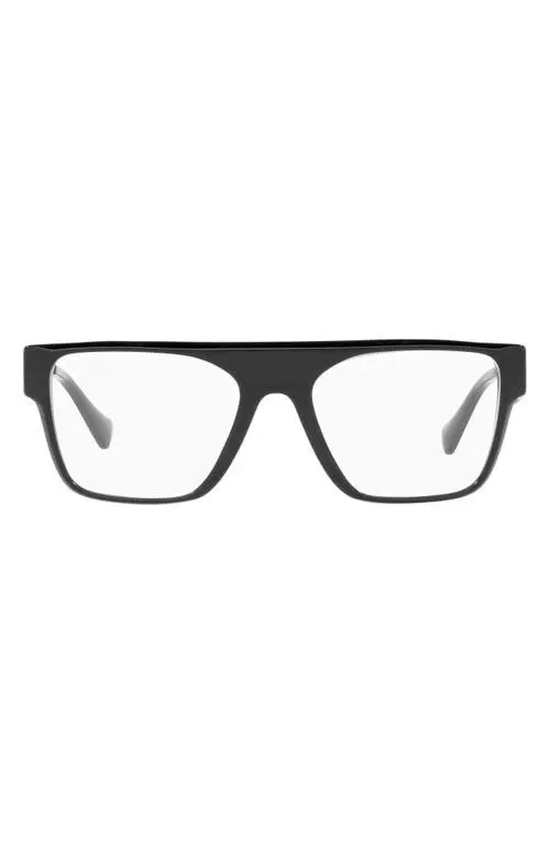 Versace 55mm Rectangular Eyeglasses
