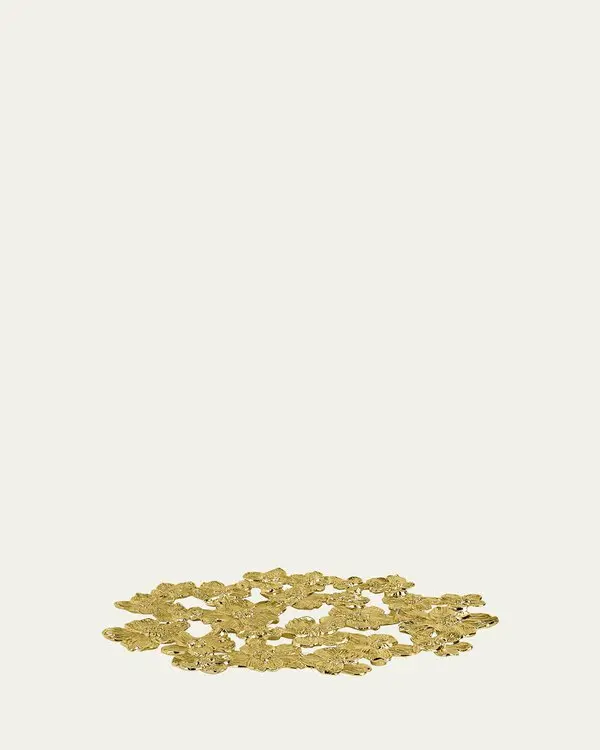 Michael Aram Gold Orchid Trivet