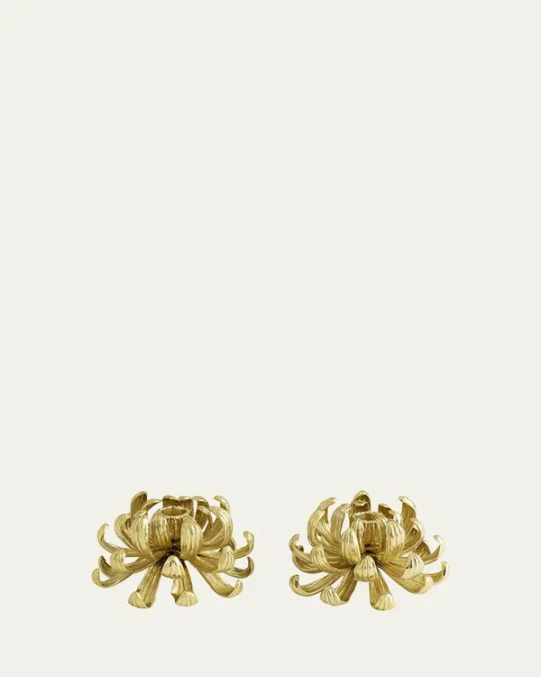 Michael Aram Dahlia Candle Holders, Set Of 2
