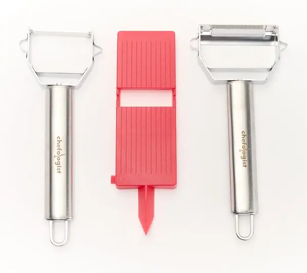 CHEFOLOGIST 3-piece Speed Grater Set With Minimandoline