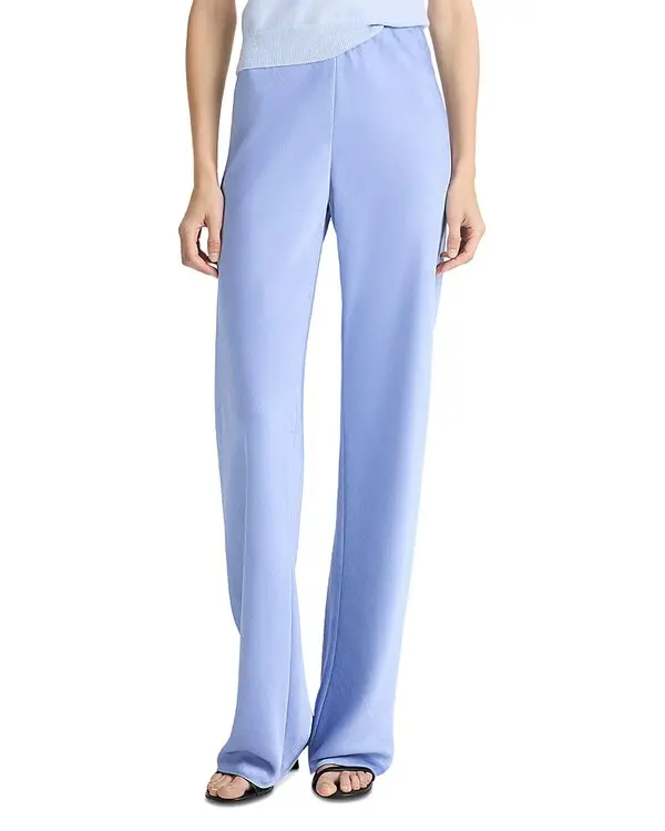 Vince Fluid Satin Bias Pant - Dark Pacific