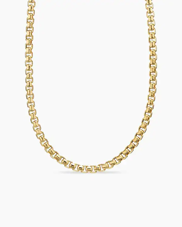 David Yurman Box Chain Necklace In 18k Yellow Gold, 5mm - All 18k ...