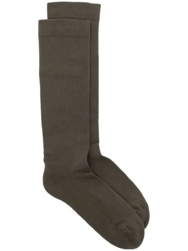 Rick Owens Luxor Logo Socks - Green