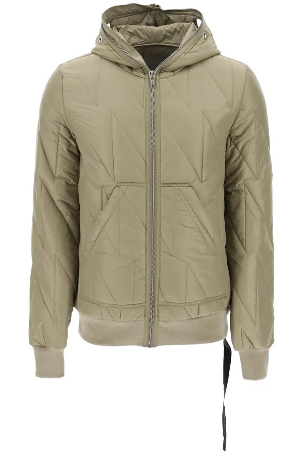 Rick Owens Gimp Padded Jacket - Khaki | Editorialist