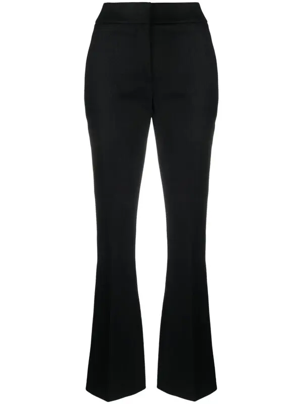 GENNY Laminated Flared Trousers