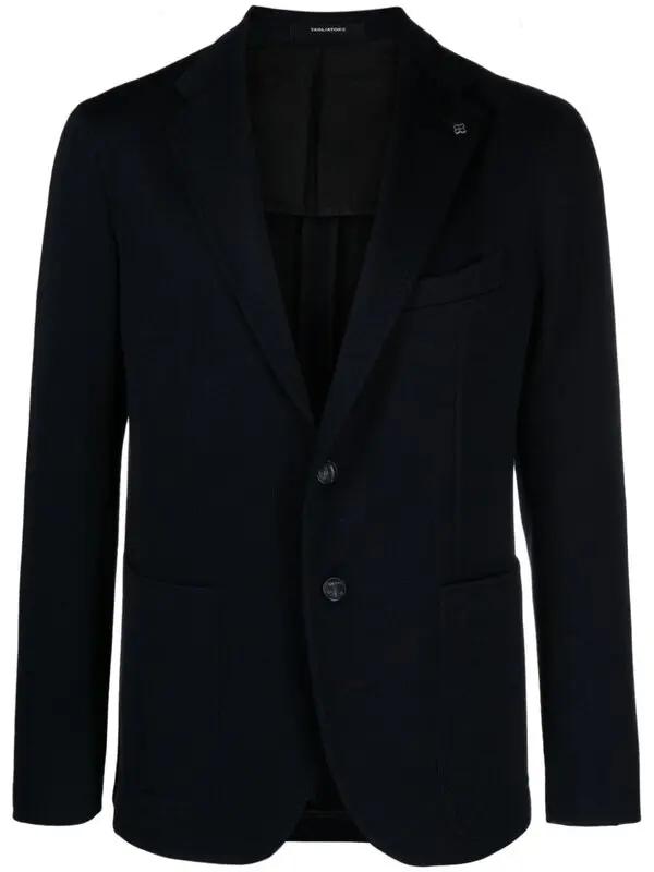 Tagliatore Single-breasted Jersey Blazer