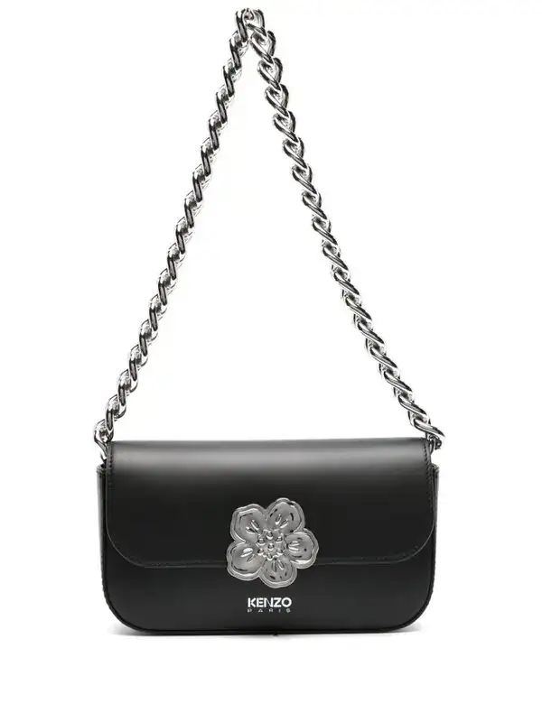 KENZO 'BOKE FLOWER' レザー ショルダーバッグ KENZO（ケンゾー）の「'BOKE FLOWER' レザー ショルダーバッグ